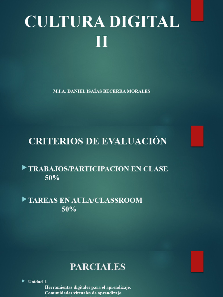 Cultura Digital Ii Pdf Aprendizaje Informática