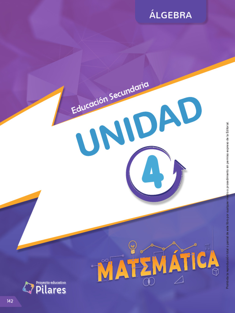 álgebra 4ta unid PILARES | Descargar gratis PDF | Objetos matemáticos ...