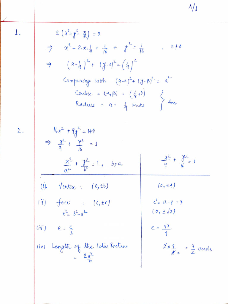 Solutions Set A XI PT-II | PDF