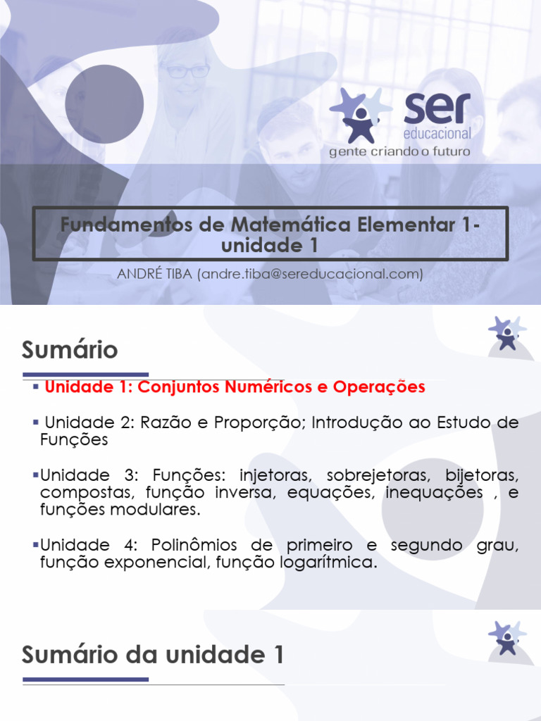 Fundamentos da Matematica Elementar I_AULA_01 | PDF | Número racional ...