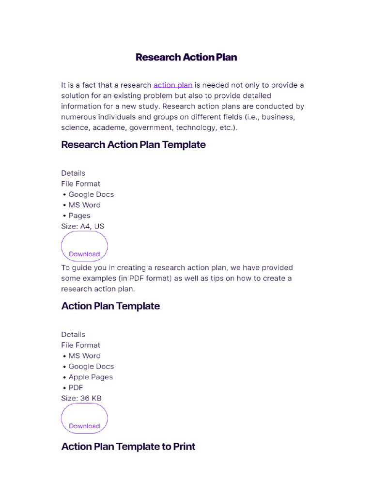 Research Plan | PDF