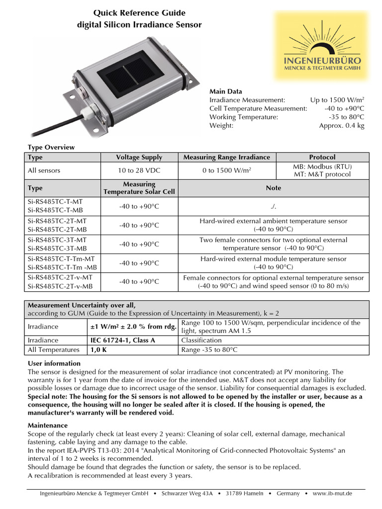 Si Instruction-Digital 202205 EN | PDF | Photovoltaics | Photovoltaic ...