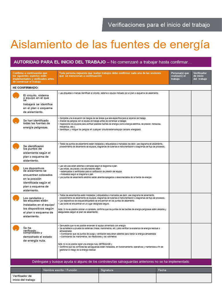SWC - Energy Isolation - ESP | Descargar gratis PDF | Ingenieria Eléctrica