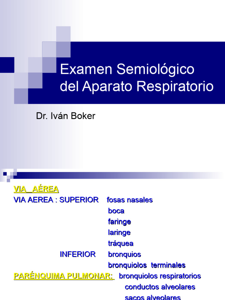 Tema Respiratorio | PDF | Sonido | Tórax