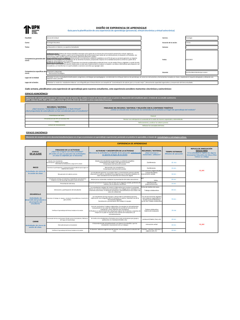 Sesión 8-PSED 1301 A..... | PDF | Aprendizaje | Sicología