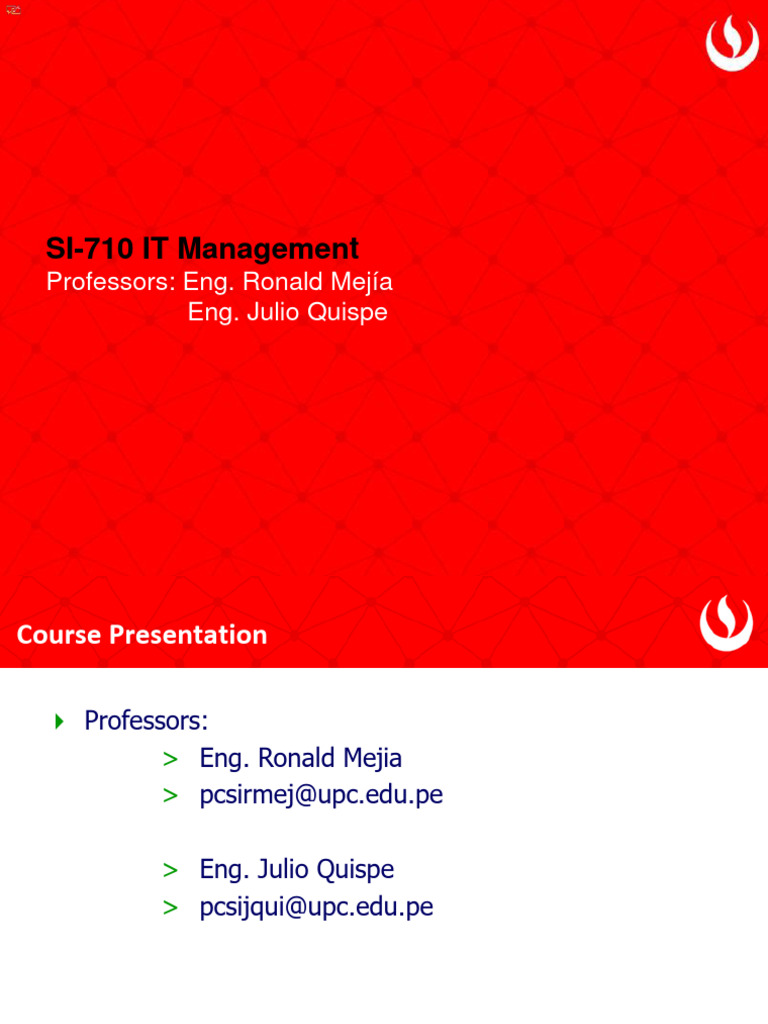 IT Management Week 1 RM PDF It Service Management Enterprise