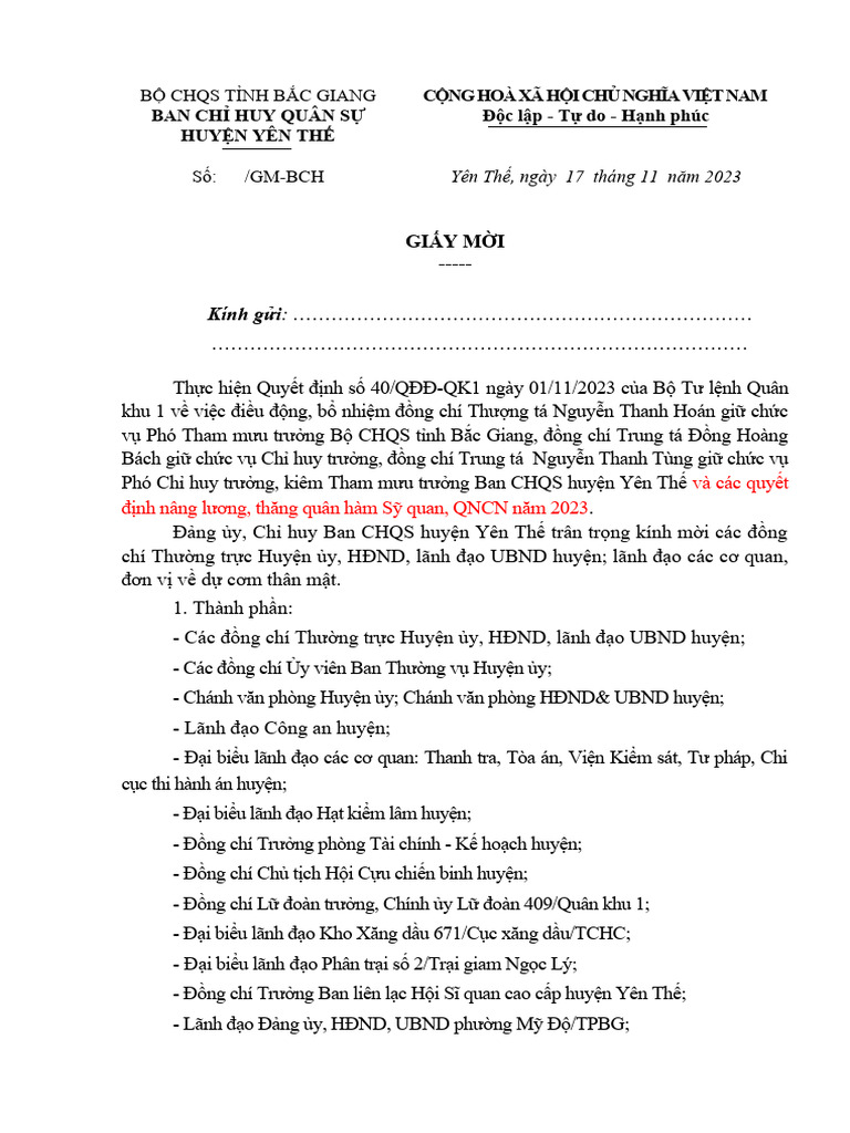 Giay Moi Du Cơm Chia Tay CHT | PDF