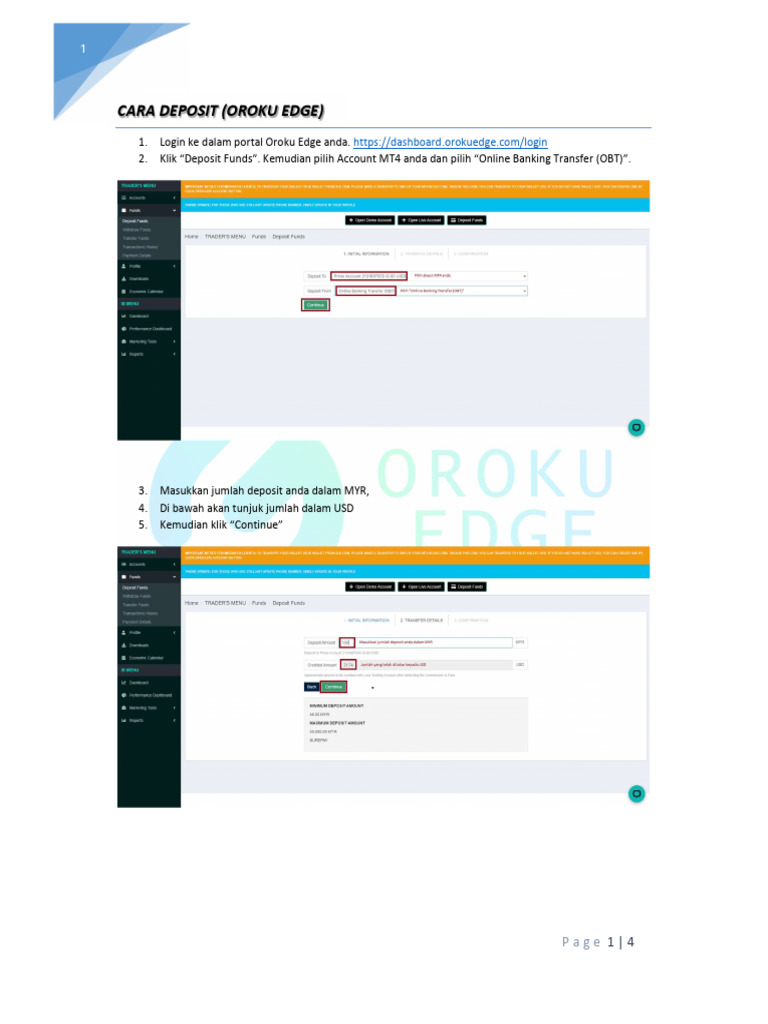 Cara Deposit CRM Baru | PDF