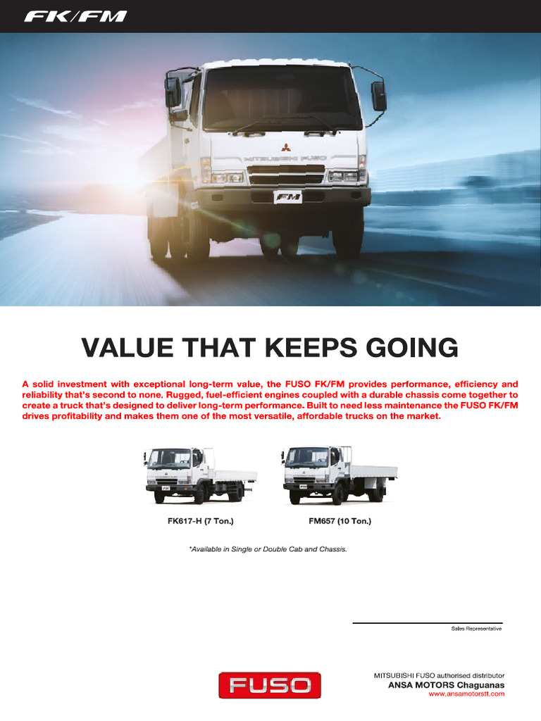 Fuso FK FM | PDF | Horsepower | Truck