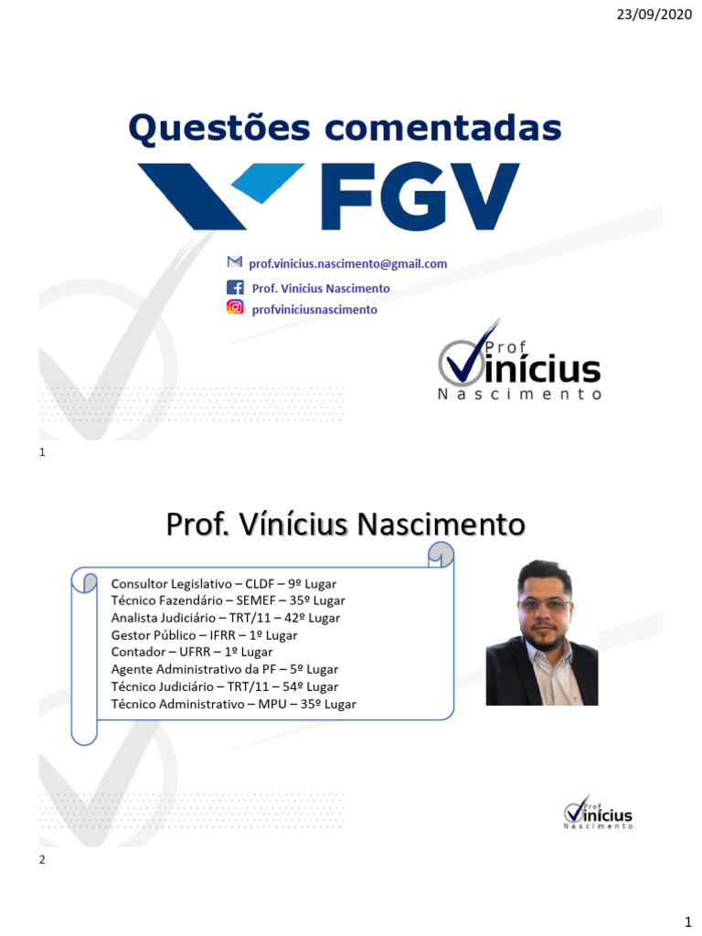 Aula 1 - Conceitos Iniciais - FGV - Alunos | PDF | Orçamento ...