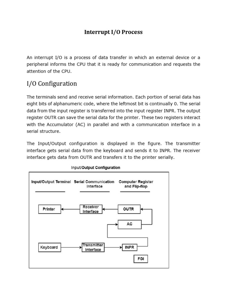 Interrupt I | PDF | Input/Output | Manufactured Goods Interrupt I | PDF | Input/Output | Manufactured Goods