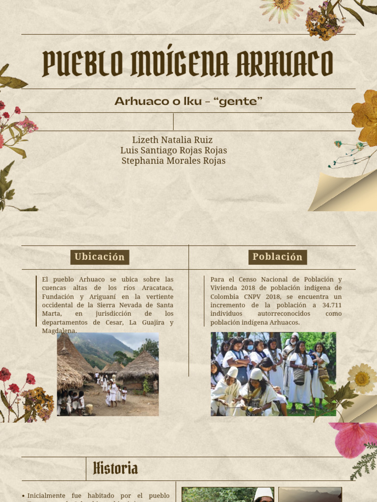 Cultura y economía del pueblo Arhuaco | PDF | Colombia