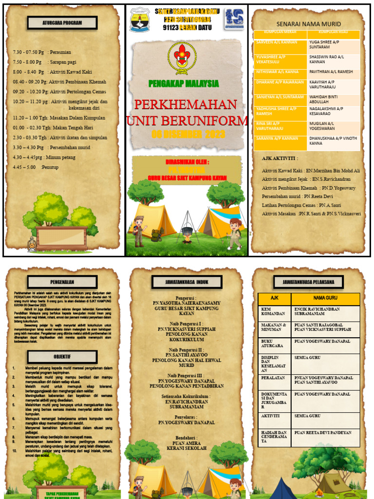 Buku Program Perkhemahan | PDF