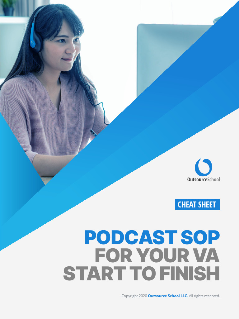 Podcasting SOP for Virtual Assistants | PDF | Podcast | Social Media