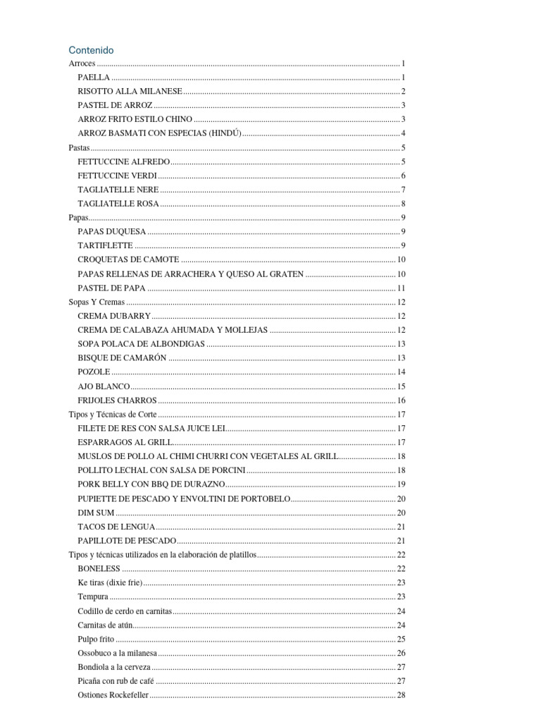Recetario | PDF | Cocinando | Panes