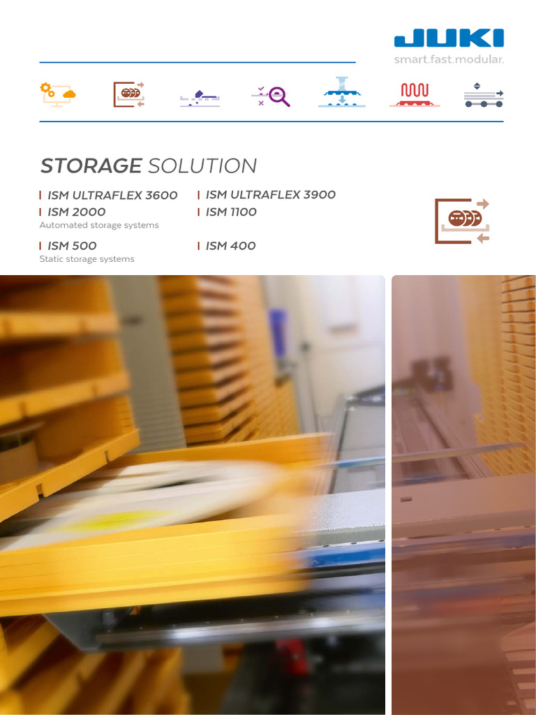 JUKI Storage Overview EN | PDF | Warehouse | Computer Data Storage
