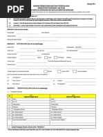 Borang PB1 Borang Permohonan Bantuan Persekolahan | PDF