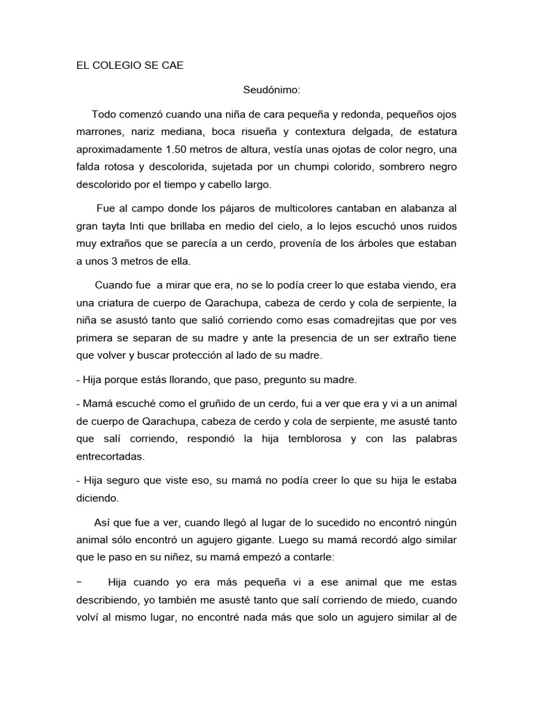 El Colegio Se Cae 2,0 | PDF | Novela negra, policíaca y suspenso