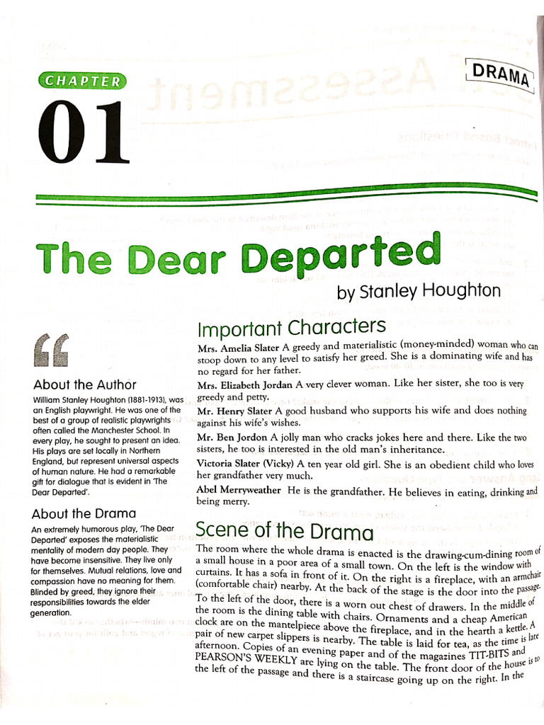 The Dear Departed Drama | PDF
