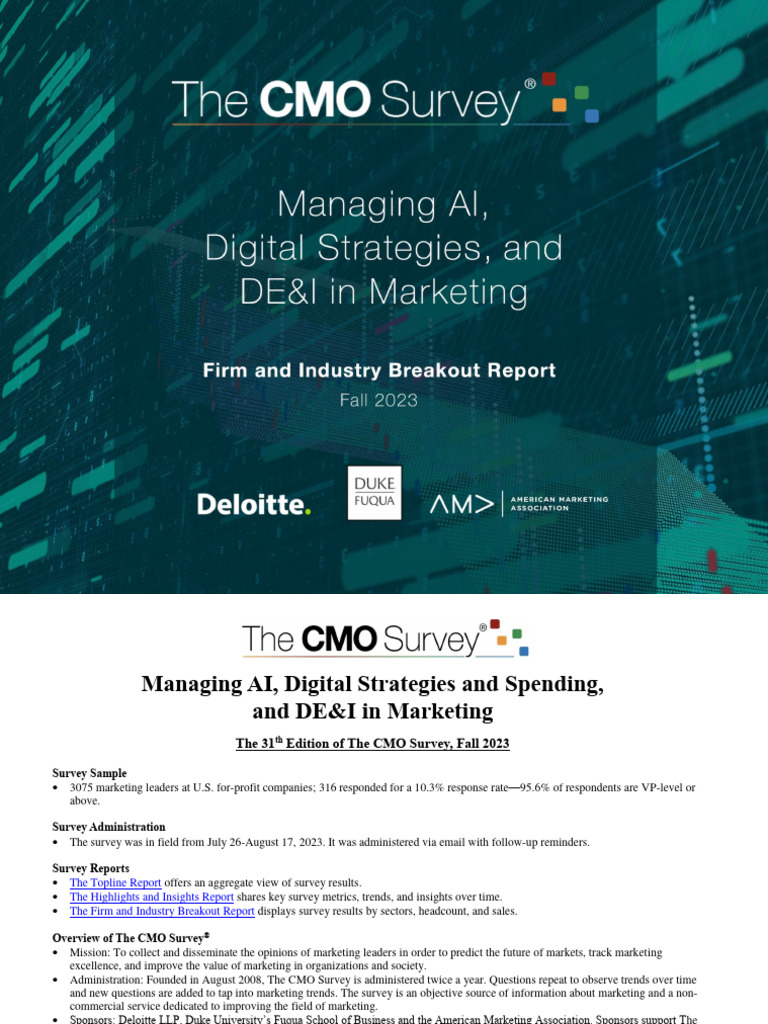 The CMO Survey-Firm and Industry Breakout Report-Fall 2023-20240328 ...
