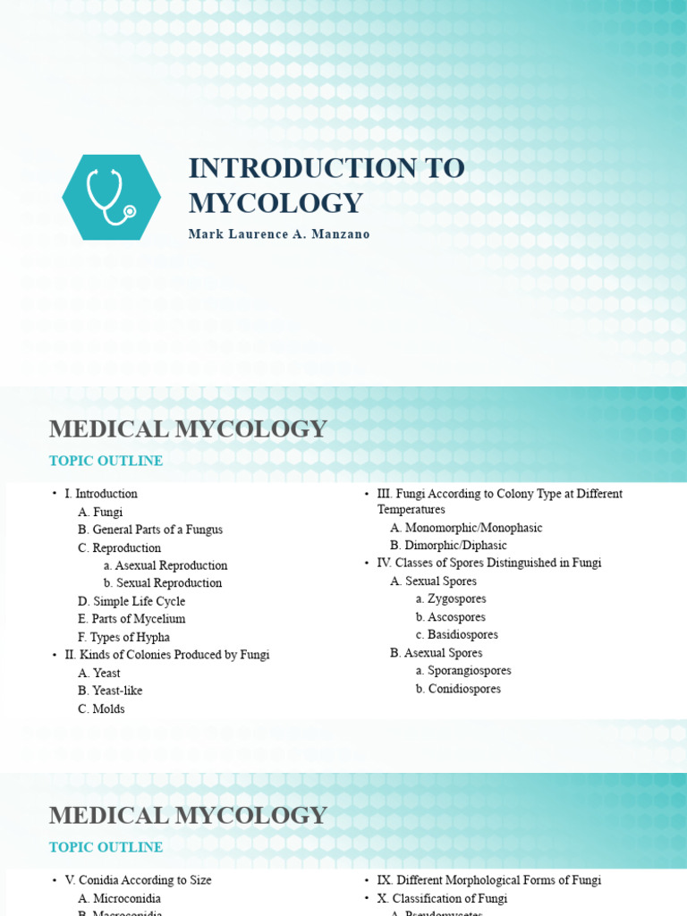 1-Introduction-to-Mycology | PDF | Fungus | Reproduction