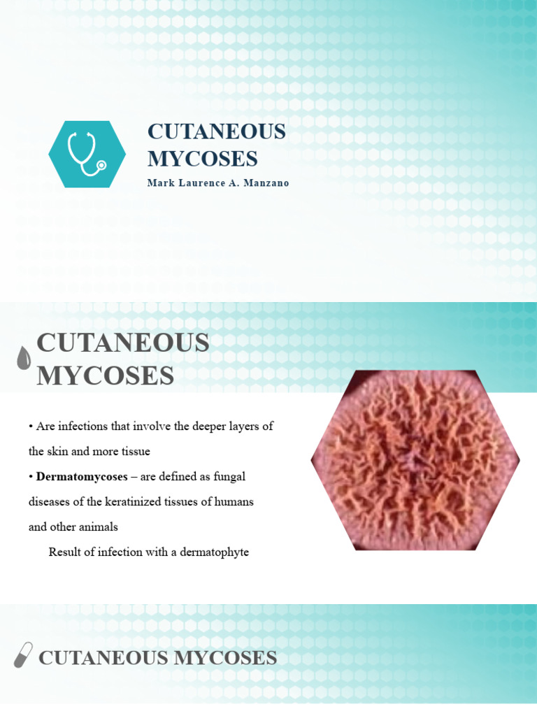 Overview of Cutaneous Mycoses | PDF | Microbiology | Medical Specialties