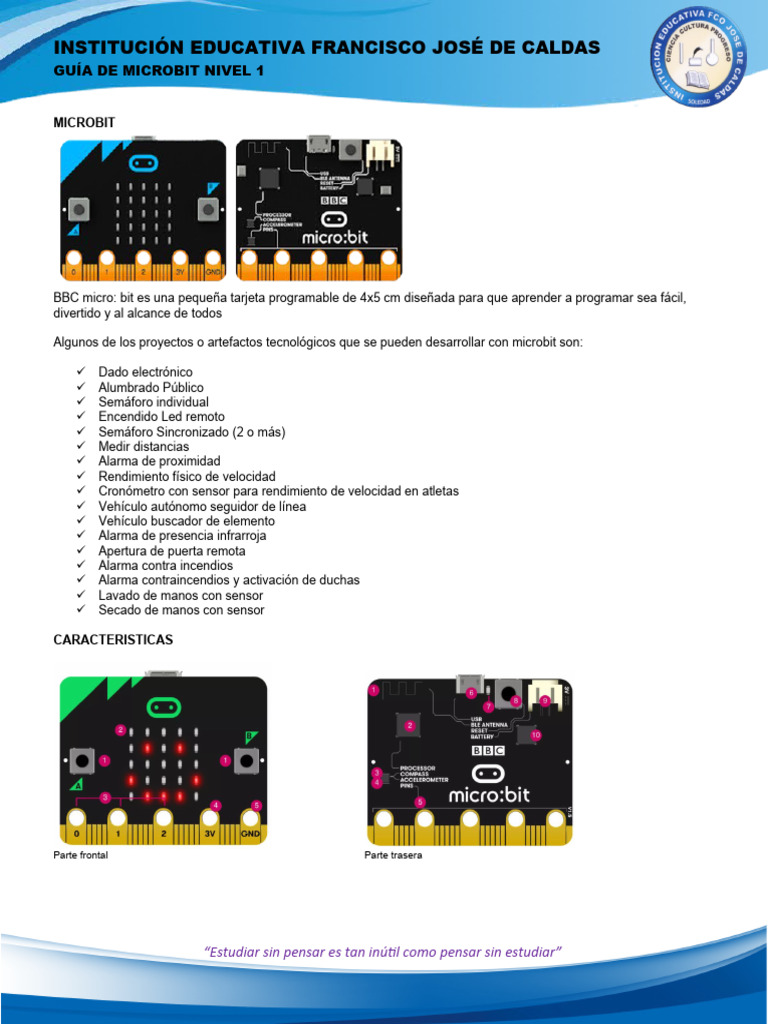 Guia Microbit | PDF | Programa de computadora | Programación