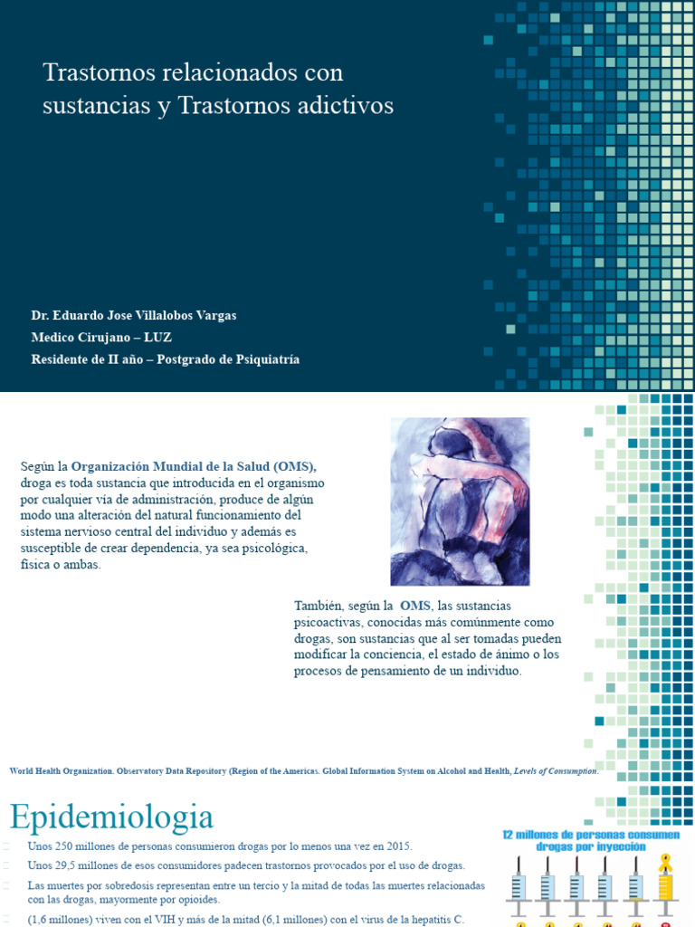 Trastornos Por Drogas y Sustancias Adictivas | PDF | Despachador de drogas | Manual Diagnóstico ...