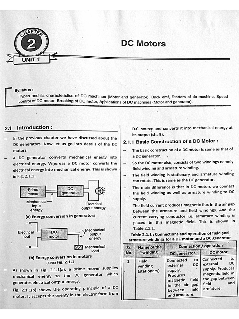 Dc motors | PDF