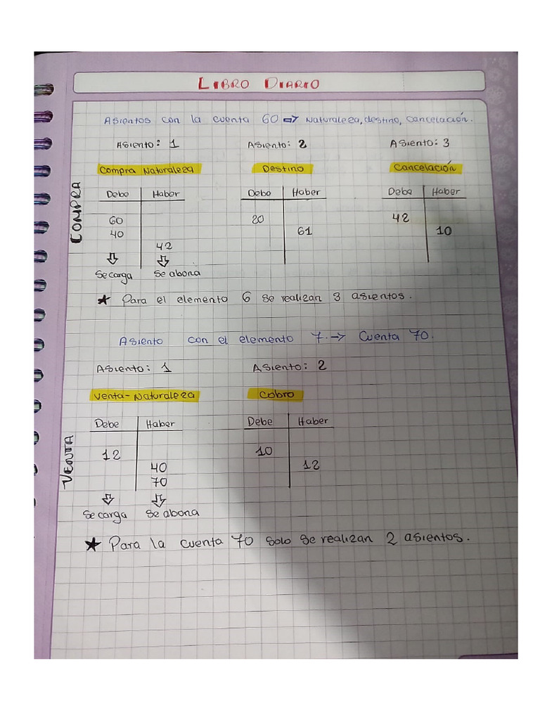 Asientos Contables | PDF