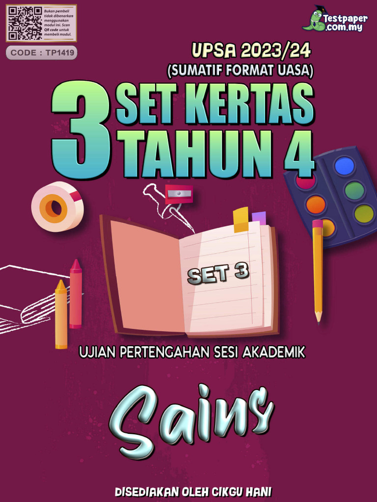 Set Kertas Ujian Pertengahan Sesi Akademik Sains Tahun 4 03 | PDF