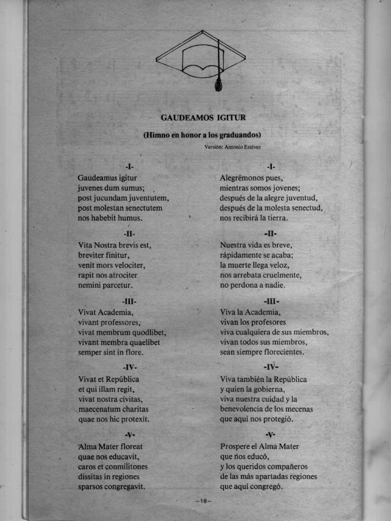 Gaudeamus Igitur | PDF