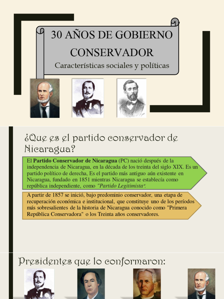 30 Años Del Gobierno Conservador | PDF | Nicaragua | Ciencias Políticas