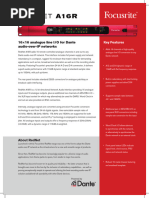 Biamp Data Sheet Tesiraforte x1600 Feb22 | PDF | Usb | Digital Signal ...