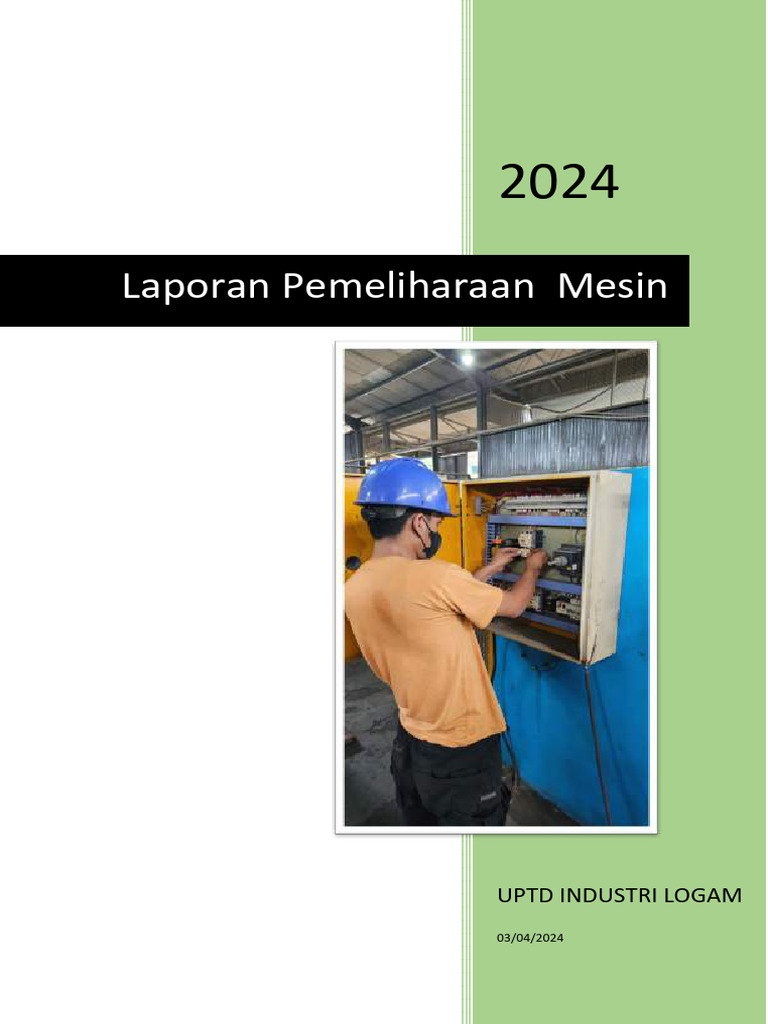 Laporan Pemeliharaan dan Mesin Lainnya_compressed (1) | PDF