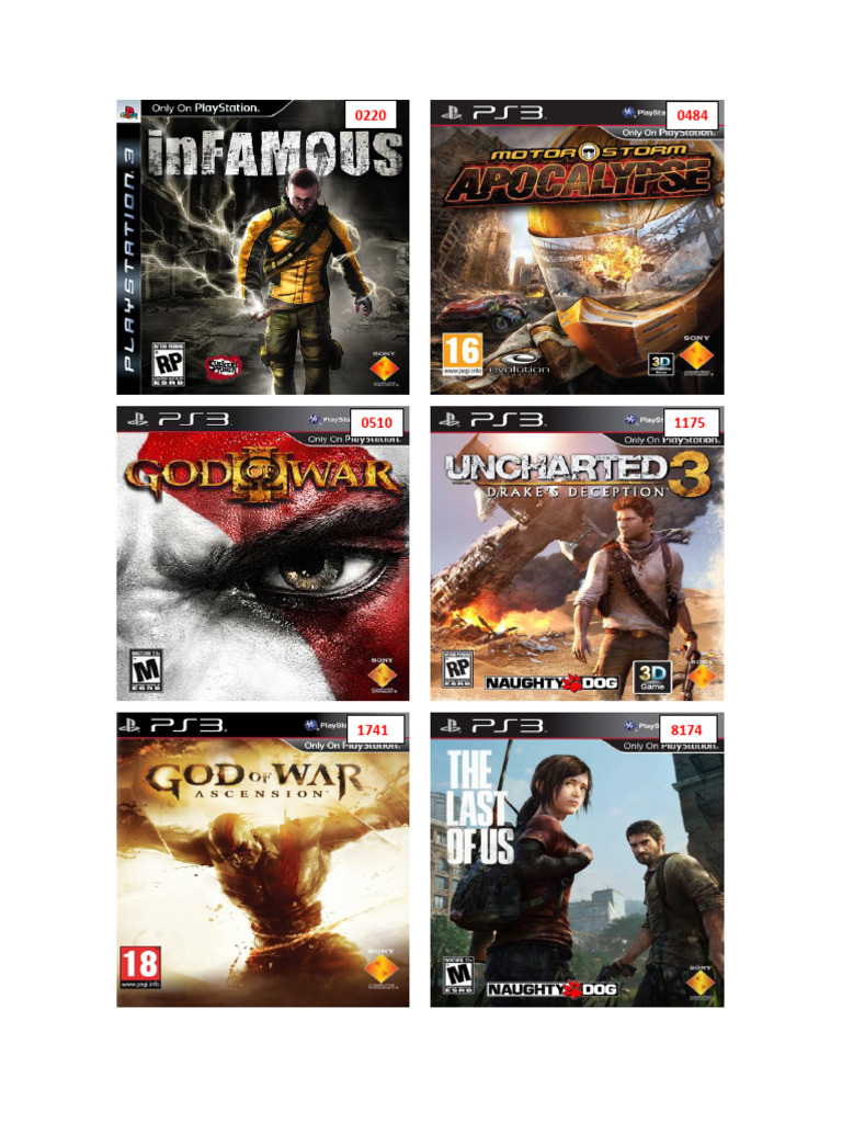 Catalogo Ps3 Original | PDF