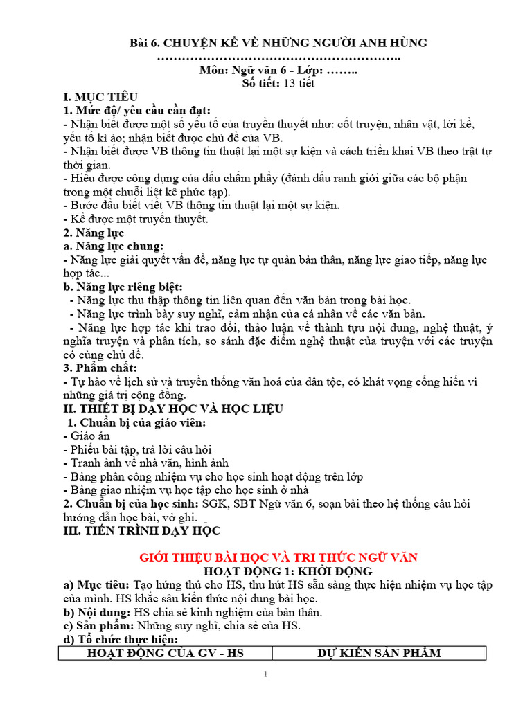 VĂN 6 KNTT KÌ 2 đủ có ĐỌC mở rộng | PDF