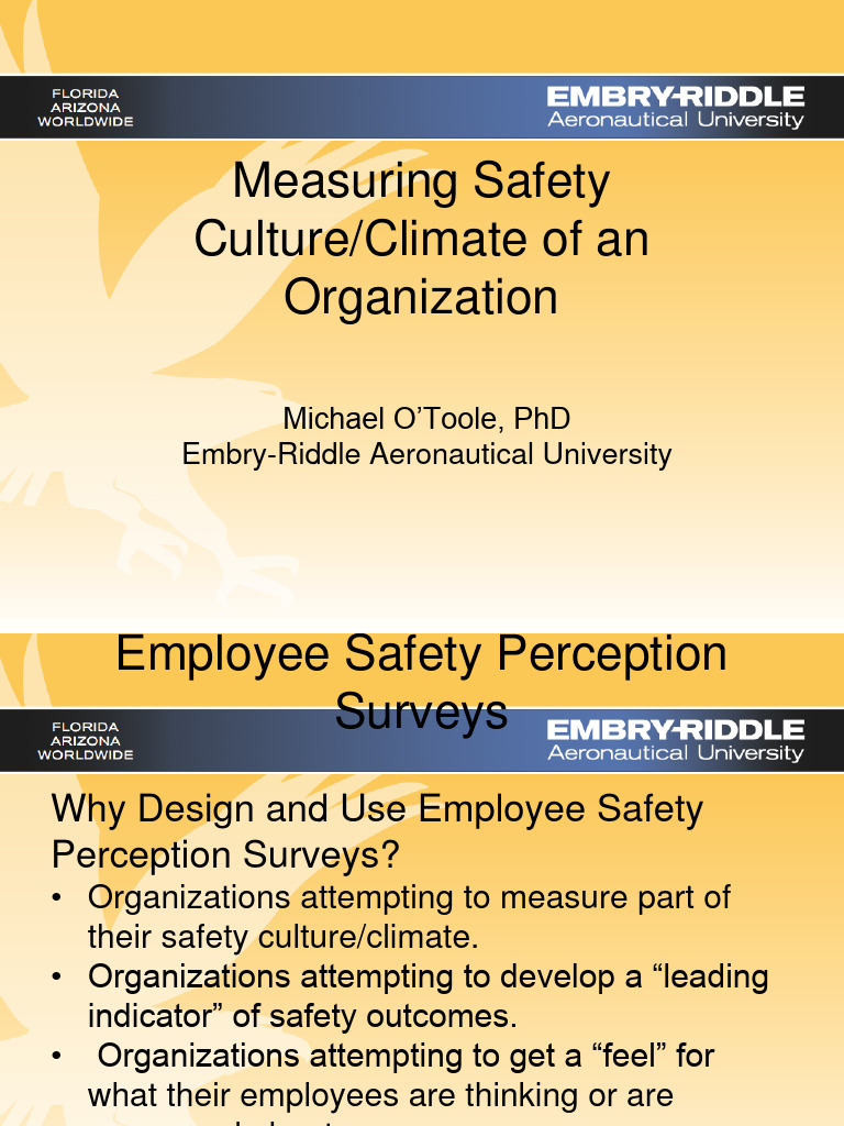 3 - Measuring The Safety Climate | PDF | Validity (Statistics) | Psychology