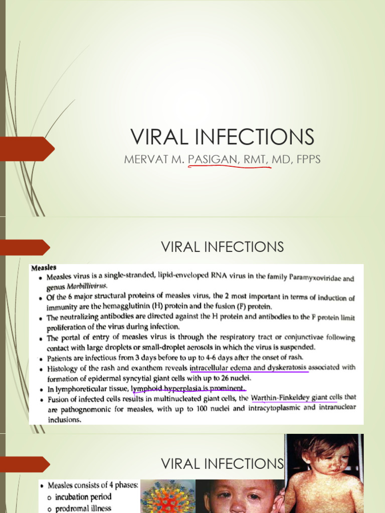 Viral Infections Overview | PDF