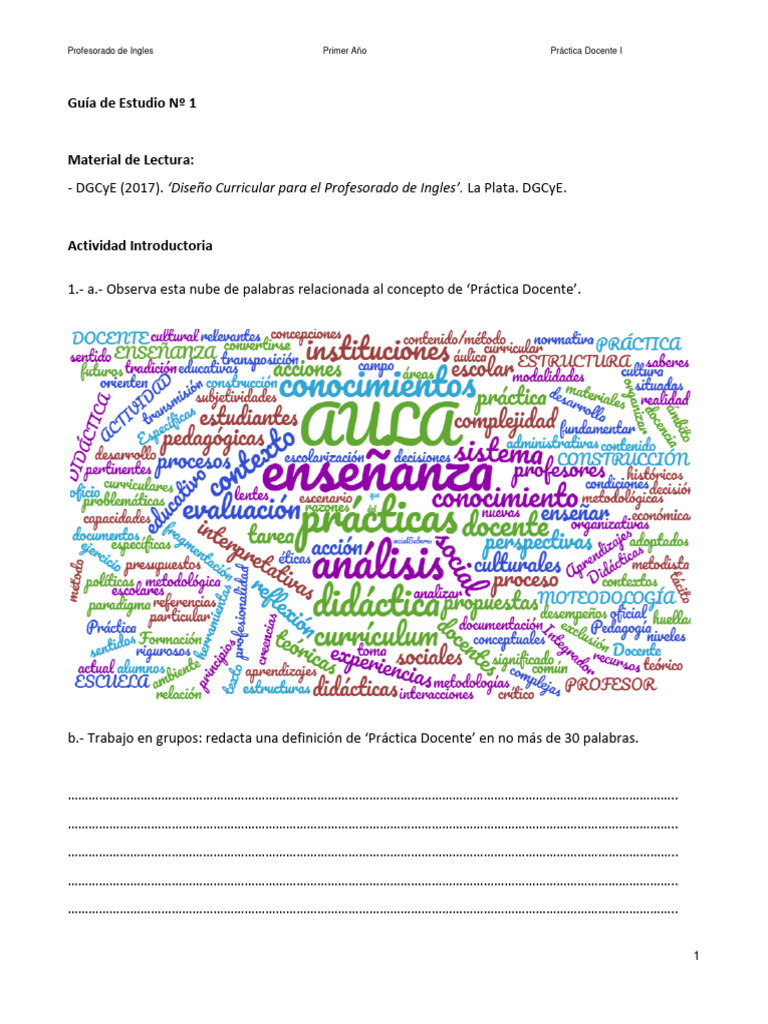 guia_de_estudio_1 | Descargar gratis PDF | Maestros | Enseñando