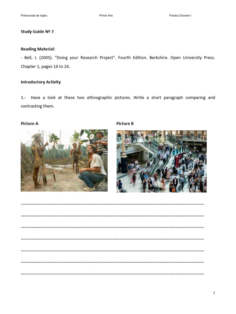 Ethnographic Research Study Guide | PDF | Social Science | Philosophy