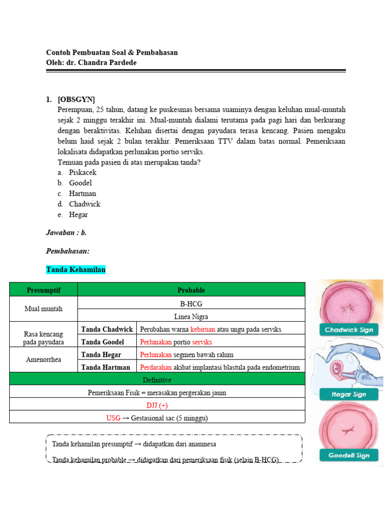 Contoh Pembuatan Soal Oleh Chandra | PDF | Sains & Matematika