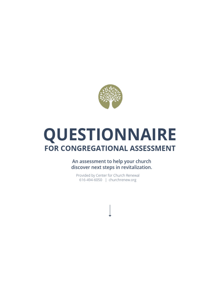 Church Growth Assessment Questionnaire | PDF | Disciple (Christianity ...