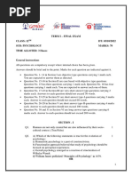 Psychology Class XI Chapter - 1 Notes Cbse | PDF | Mind | Psychology