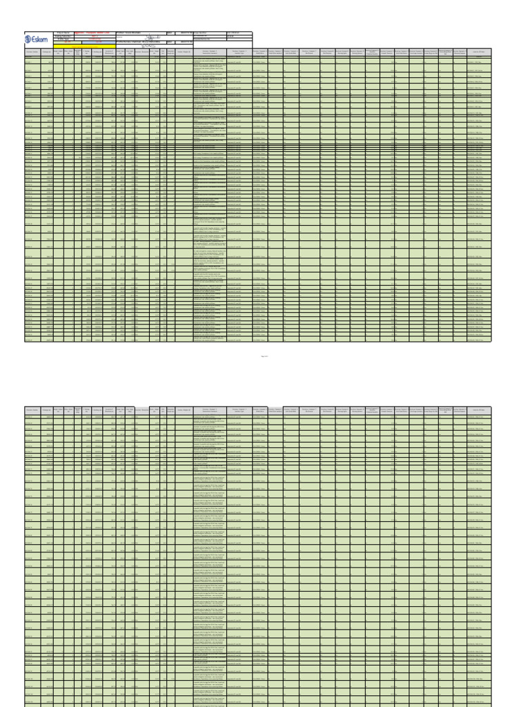 Aggeneis-Paulputs 400 KV Line Staking Table Construction Profile Rev 2 ...