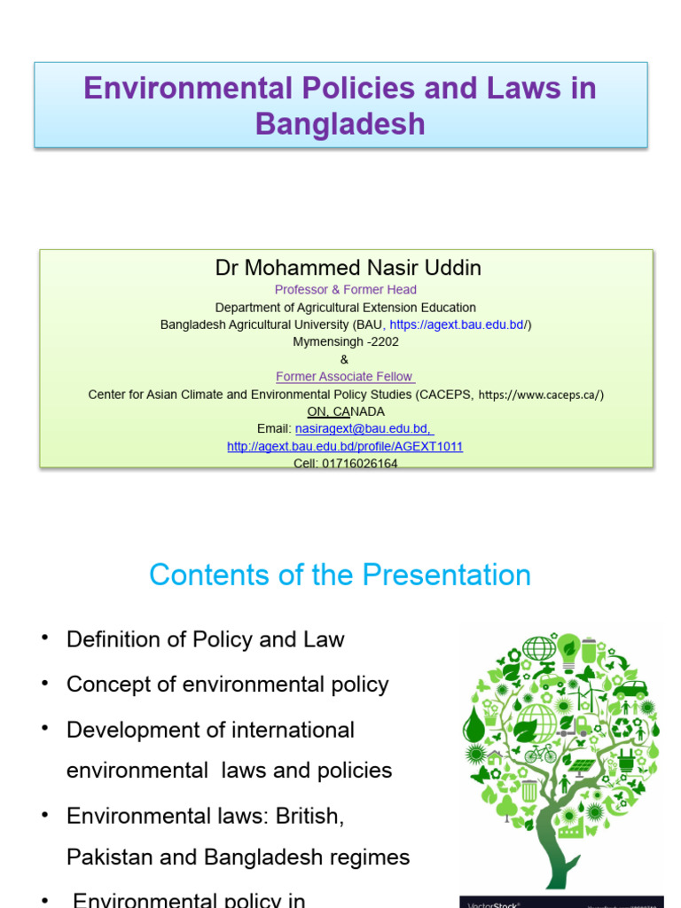 Environmental Laws and Policies | PDF | Environmental Law | Policy