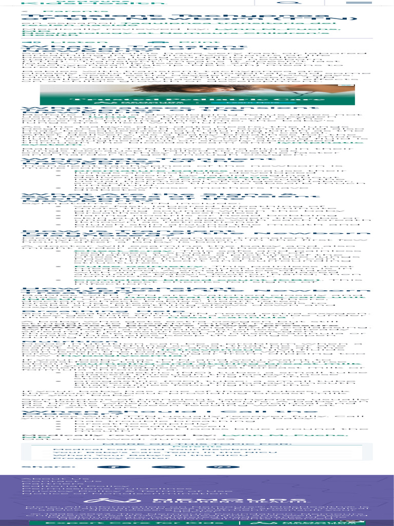 Transient Tachypnea of The Newborn (TTN) (For Par | PDF | Neonatal ...
