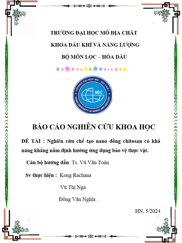 Báo Cáo NCKH 2024 | PDF