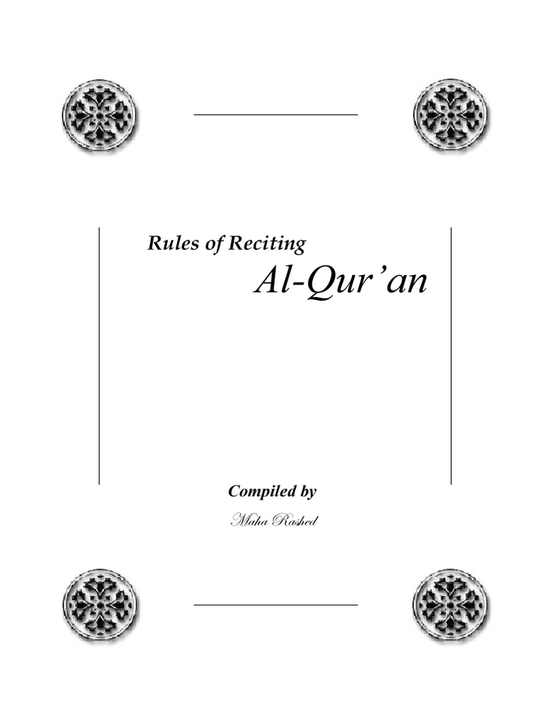Tajweed Guide for Qur'an Recitation | PDF | Quran | Islam
