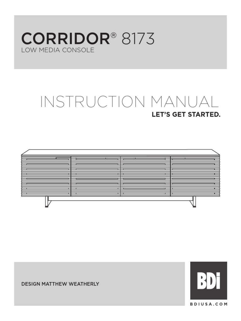 BDI-Instructions_Corridor-8173 | Download Free PDF | Wood | Door